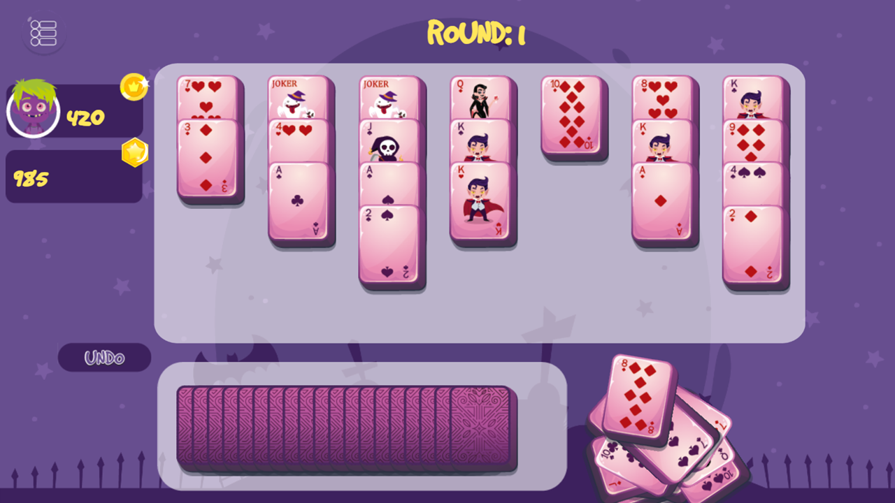 Halloween Solitaire - HTML5 Game - Construct 3 by tegagame | CodeCanyon
